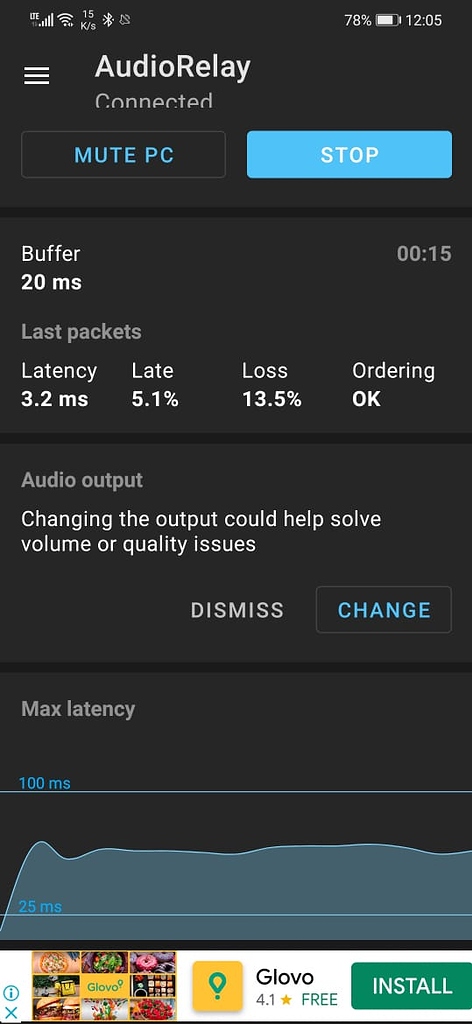 Audio delays, loss - Help - AudioRelay